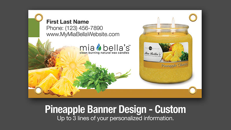 Pineapple Hanging Banner